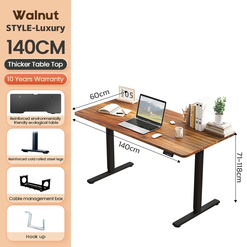 POPO Computer Desk Study Table Smart Ergonomic Standing Electric Height ...