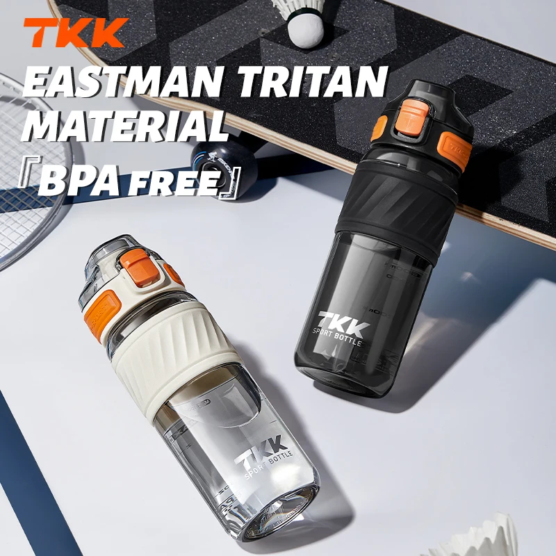 TKK 500/600ml Sports Watter Bottle Tritan BPA-free Portable Leak-proof Children's Student ...