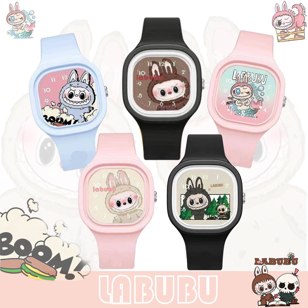 LABUBU Watch for Student Care Bears Sanrio Kuromi Watch Soft Silicone ...