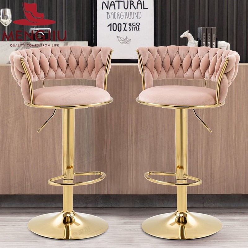 Deluxe machine rotation bar stool chair modern simple bar stool high ...