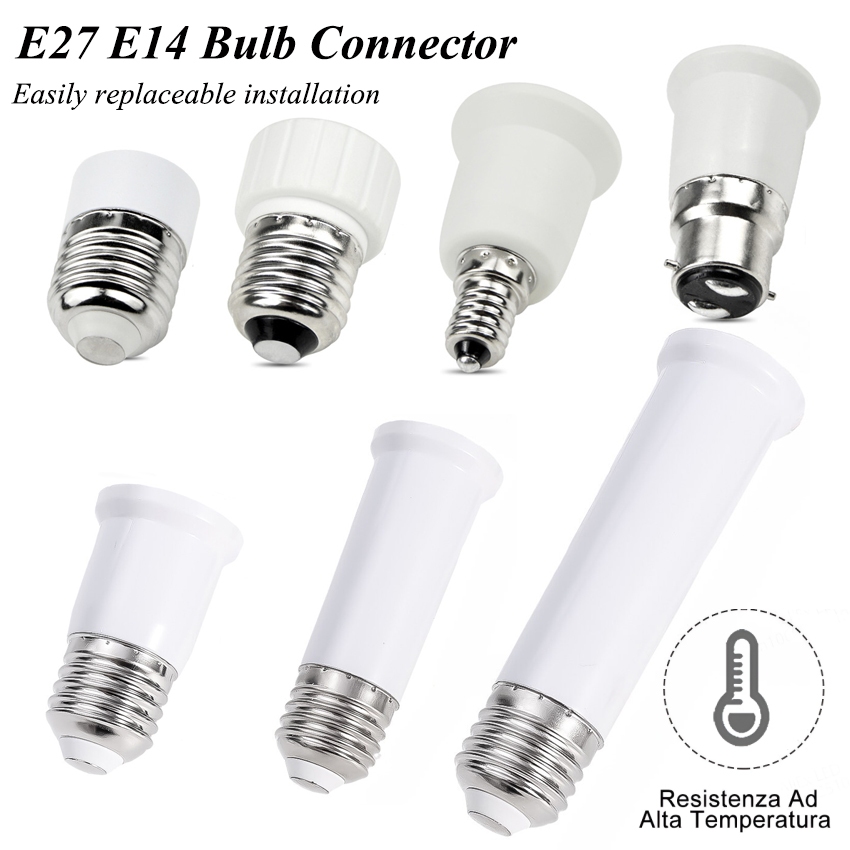 【Buy 1 take 1】Universal Led Lamp Base Holder E27 E14 E12 B22 MR16 Bulb Socket Converter AC 110V ...