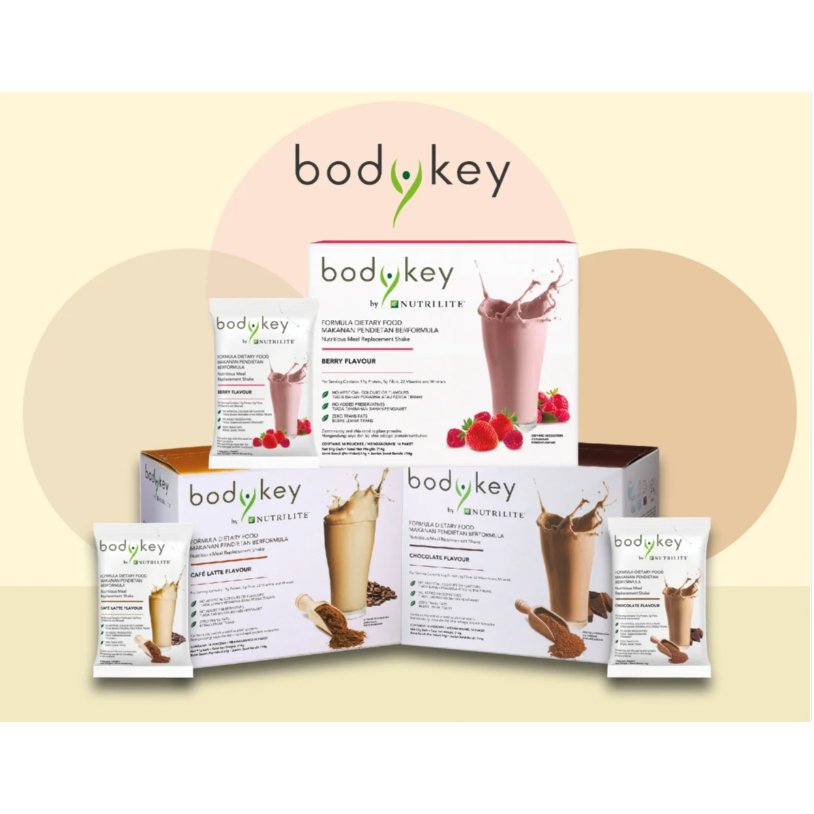 BodyKey by Nutrilite Meal Replacement Shake （Berry/Cafe /Chocolate ...