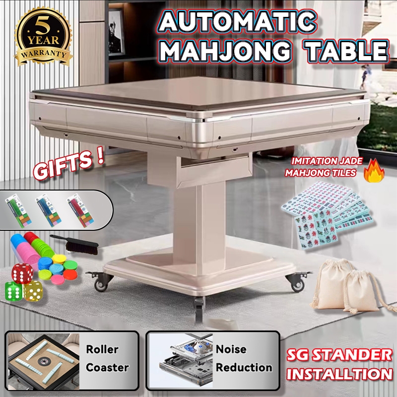 Automatic Mahjong Table Ultra Slim Elevator/Roller Coaster Foldable ...