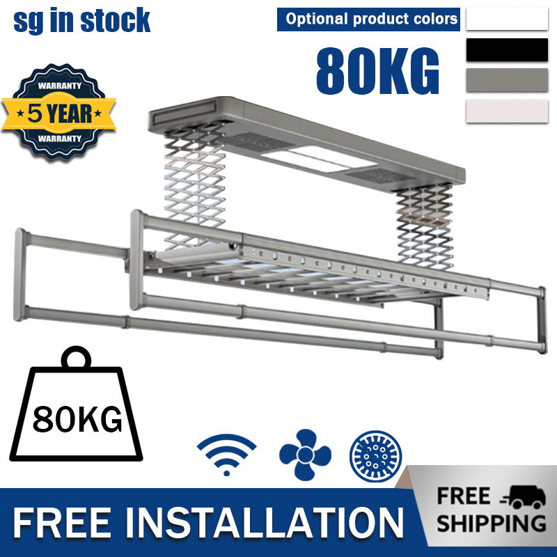 HDB Utomated Laundry Rack Smart Laundry System With Free Installation ...