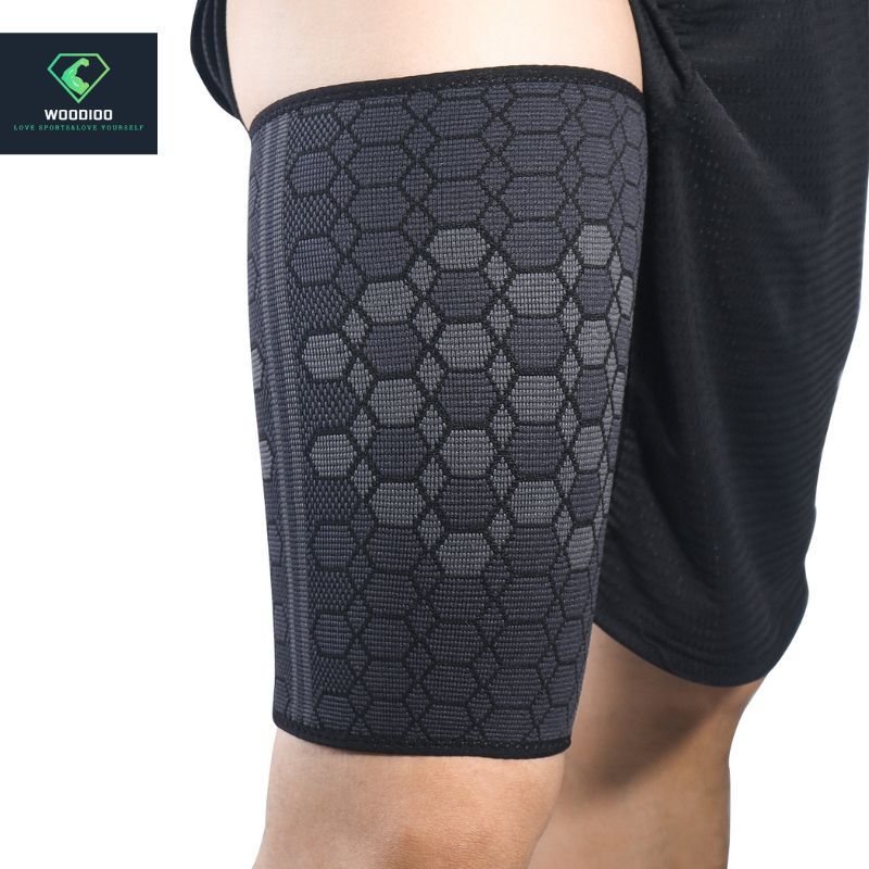 Thigh Protector Elastic Bilateral Injury Treatment Prevention | Shopee ...
