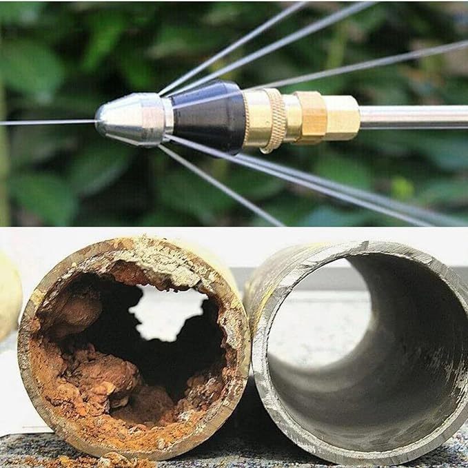 1/4" Sewer Cleaning Tool High Pressure Nozzle Machine Sewer Dredging ...