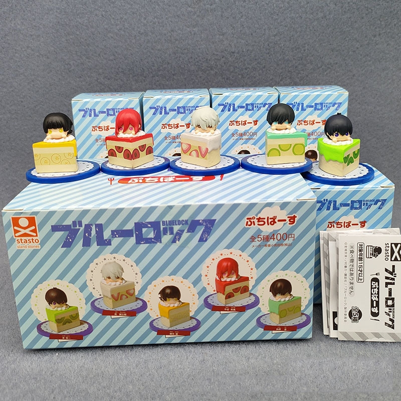 5Pcs/Set 4cm Blue Lock Anime Figure Cake Style Isagi Yoichi Chigiri ...