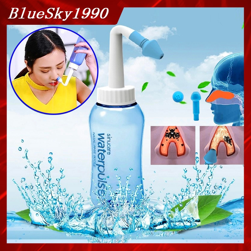 Nasal Wash Bottle 300/500ml Nose Cleaning Bottle Adult Kids Irrigator ...