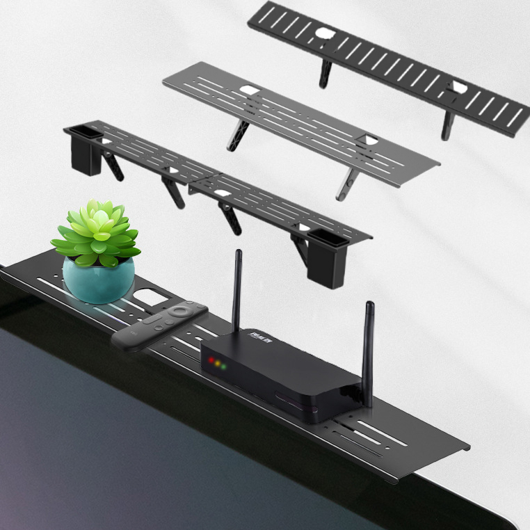 【STOCK SG】Remote Control Storage Rack Punch Free Display Rack TV Stand ...