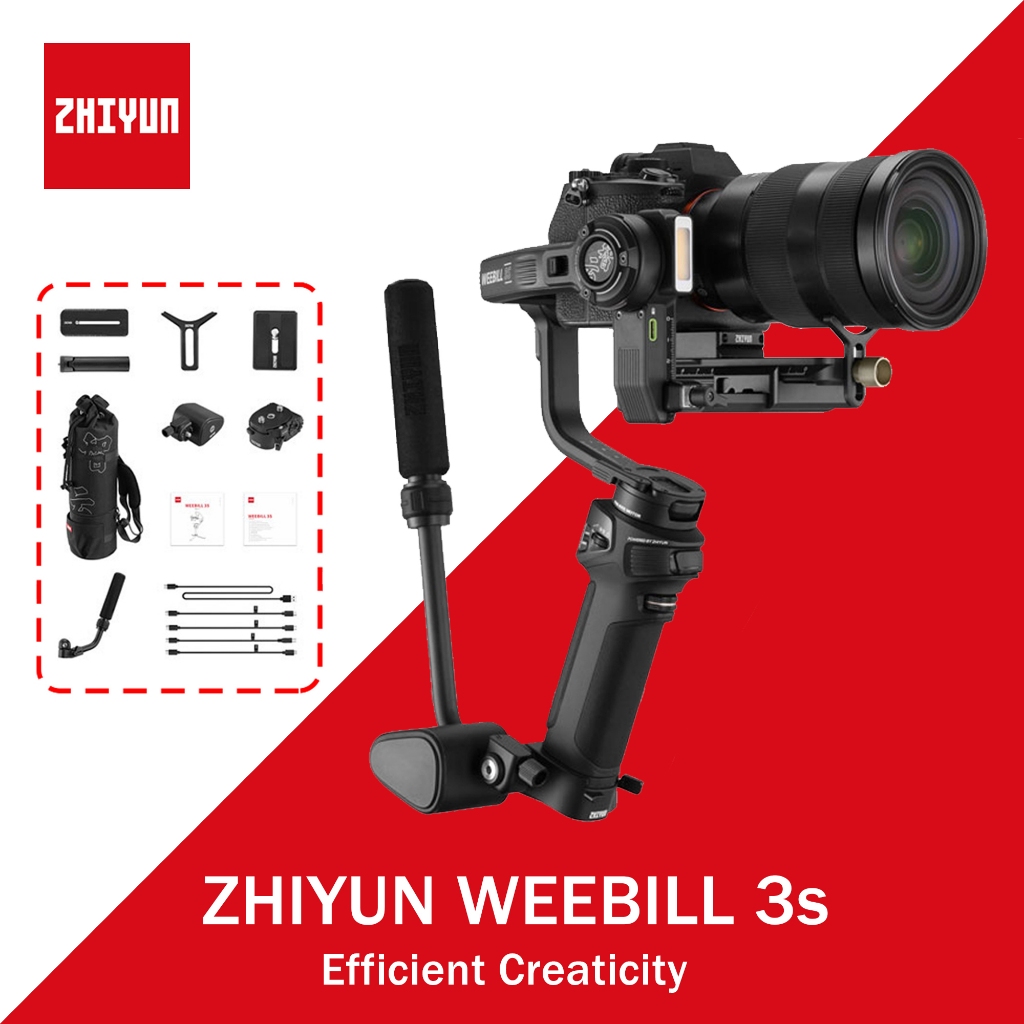ZHIYUN Weebill 3S Handheld Gimbal Stabilizer 3-Axis PD Fast Charging ...