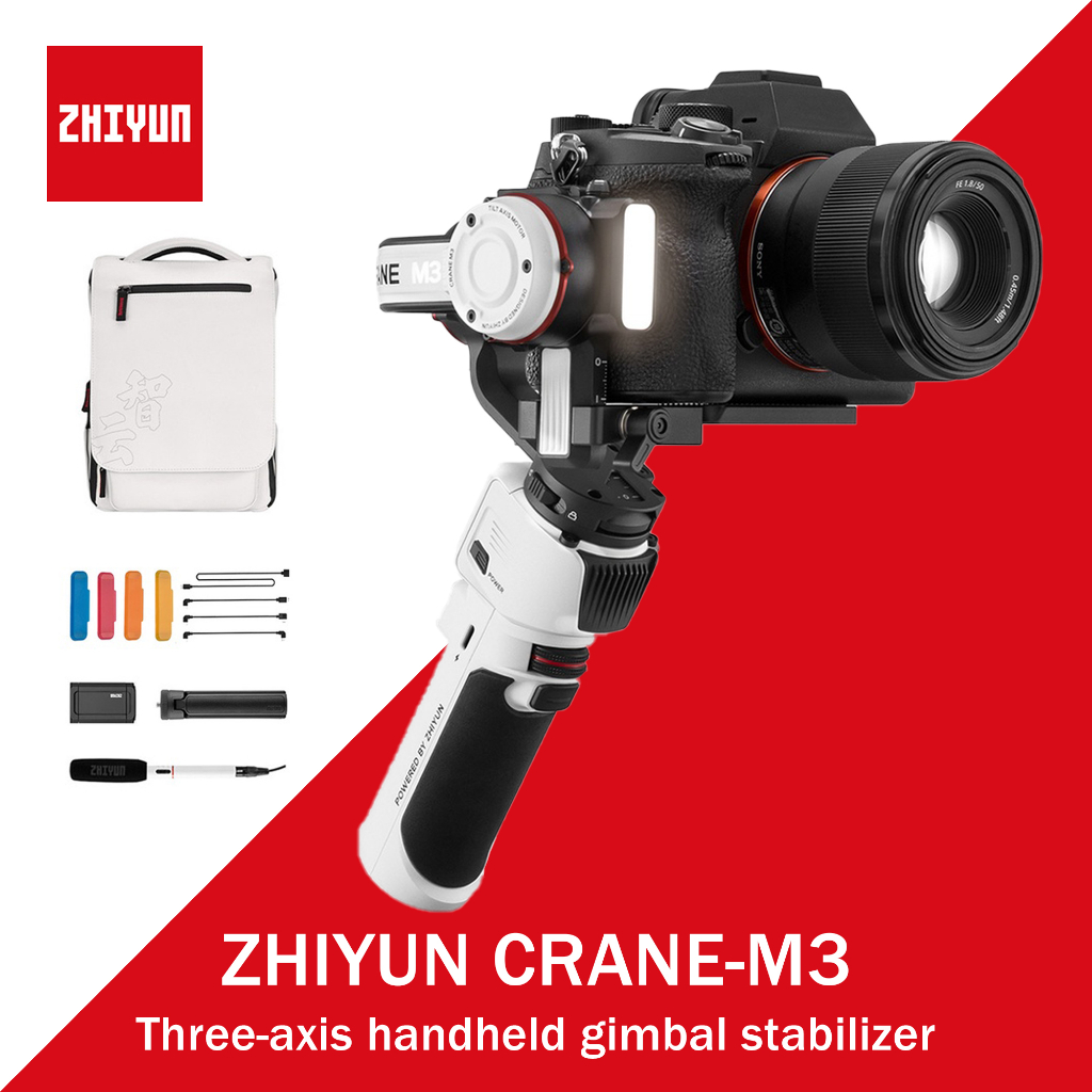 ZHIYUN-TECH Crane M3 3-Axis Handheld Gimbal Stabilizer | Shopee Singapore