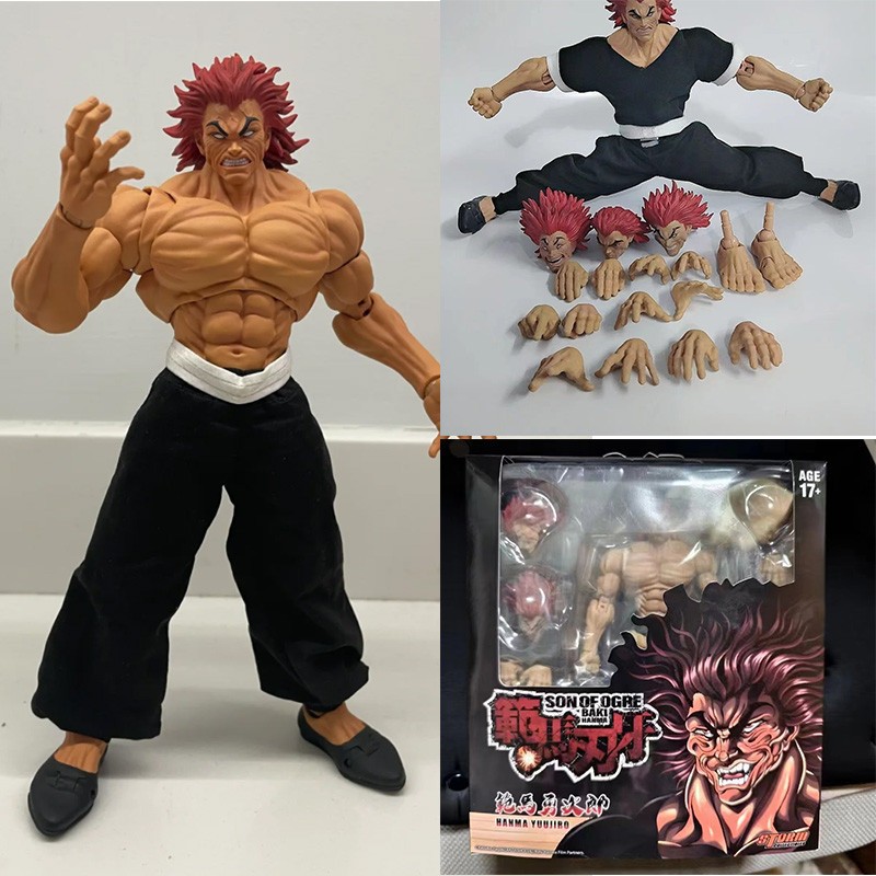 Storm Toys ST 1/12 Yujiro Hanma Baki Hanma Dolls Articulado Model ...