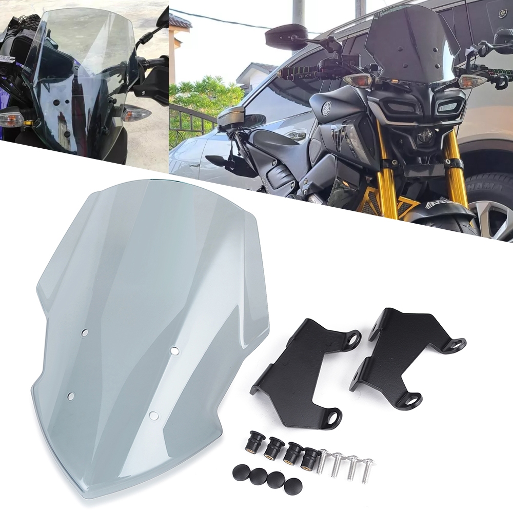 Motorcycle Windshield Windscreen For Yamaha MT-15 MT15 2019 2020 2021 ...