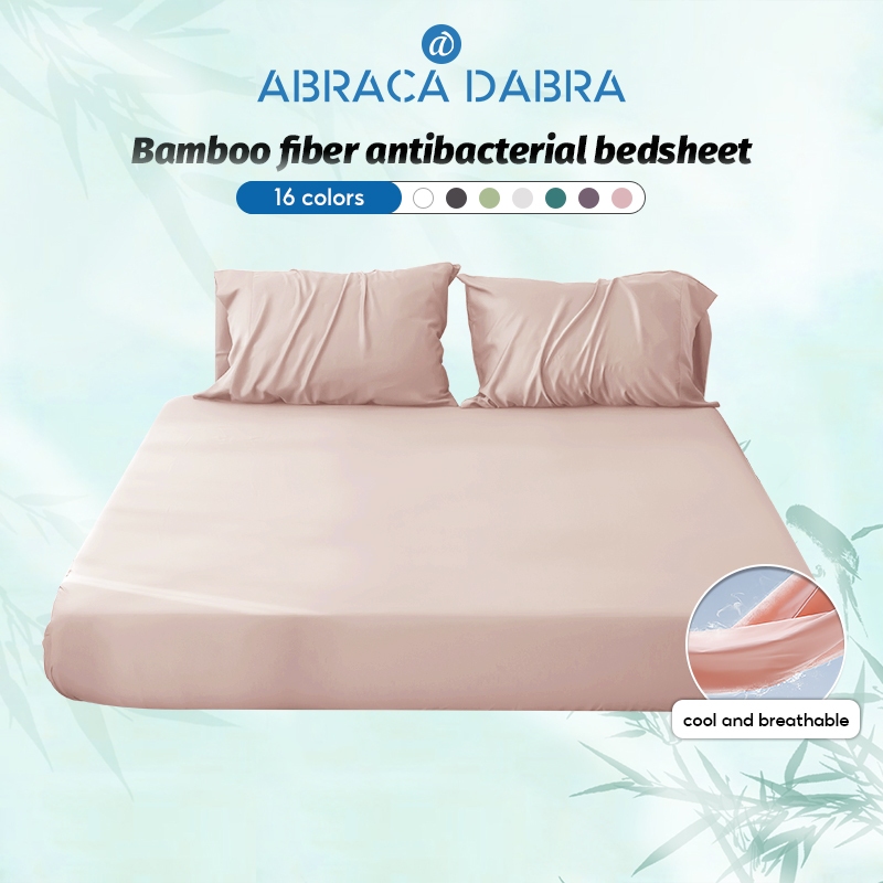 Abraca Dabra Bamboo fiber Fitted Bedsheet Super Smooth Cooling ...