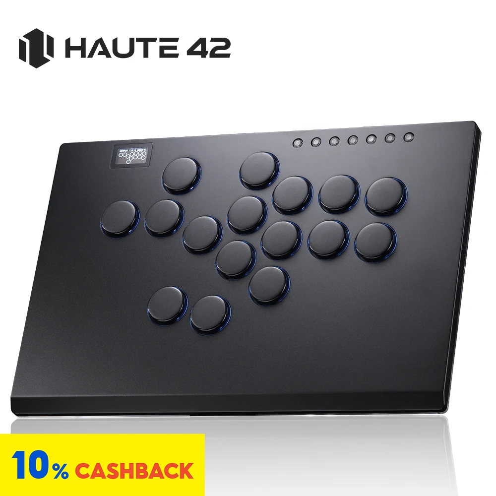 Haute42 Aluminium Alloy Controle Arcade Leverless Controller Hitbox Fightstick For PC/ Ps4 / ps5 ...