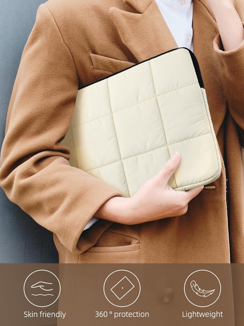 【SG Stock】Laptop Bag Fashion Solid Color Simple 13-14inch Shockproof ...