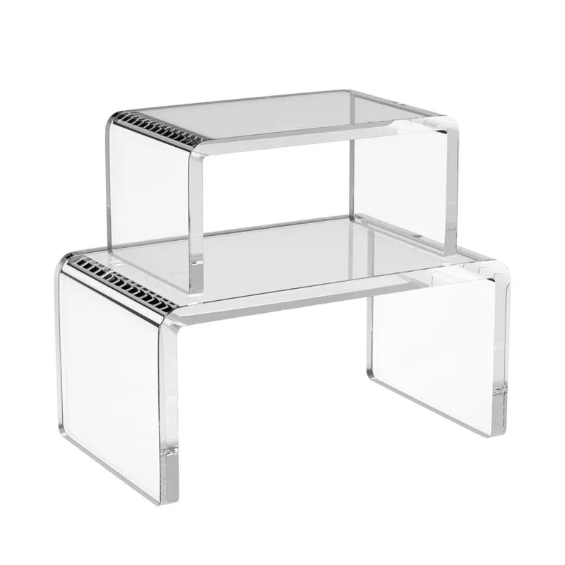 DAXINSI Acrylic storage rack, new thickened desktop height increase ...