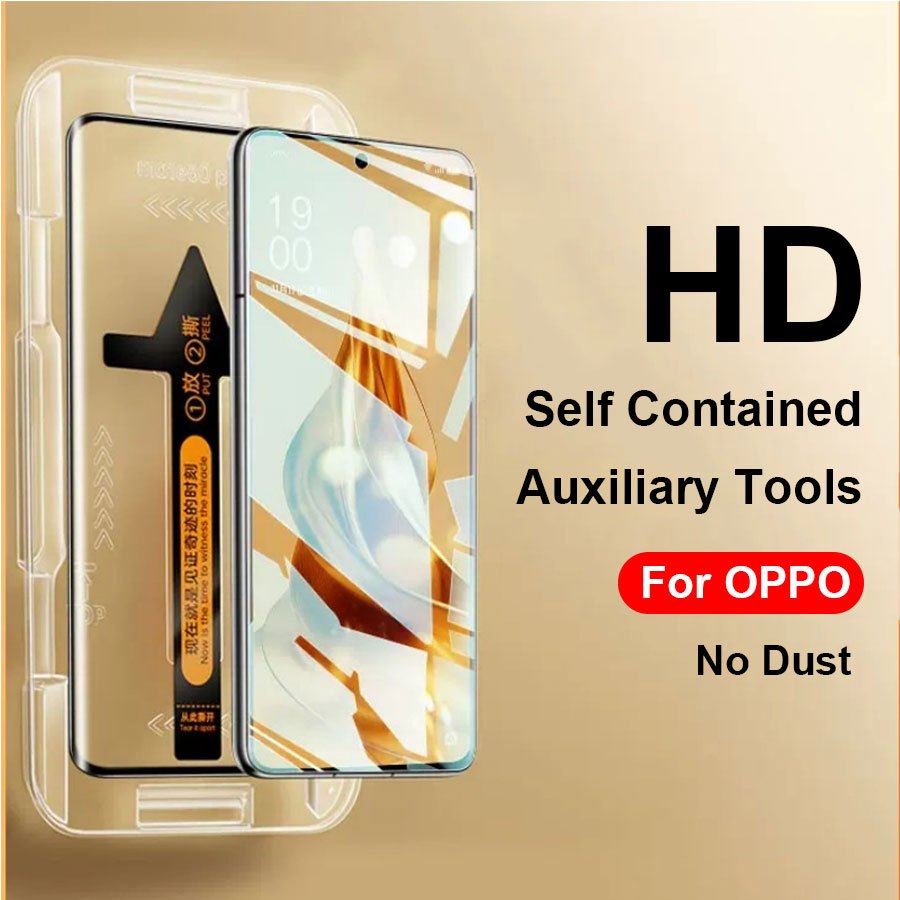 One-click installation Tempered Glass Screen Protector for Oppo Reno 11 ...