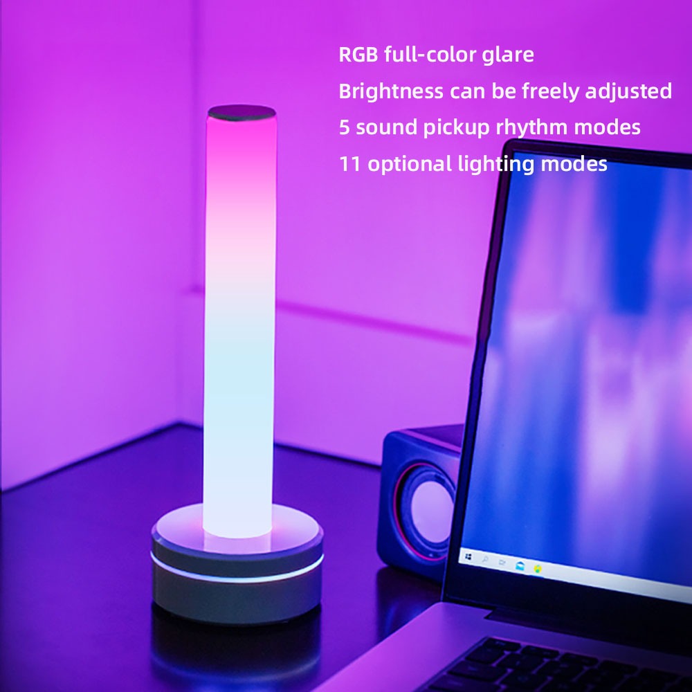 Creative Atmosphere Light Night Lamp USB Pickup Rhythm Light RGB ...