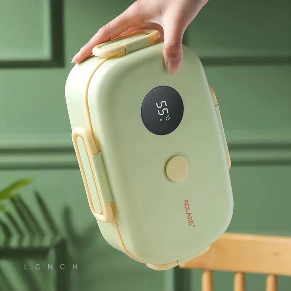 Smart Temperature Display Insulated Lunch Box No Water Injection ...