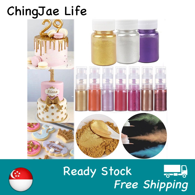 5/10/15g Edible Glitter Cake Decoration Powder Mousse Cake Macaron ...
