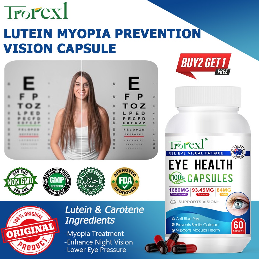 Trorexl 【Bright Eyes】Eye protection capsules carotene Protect eyesight ...