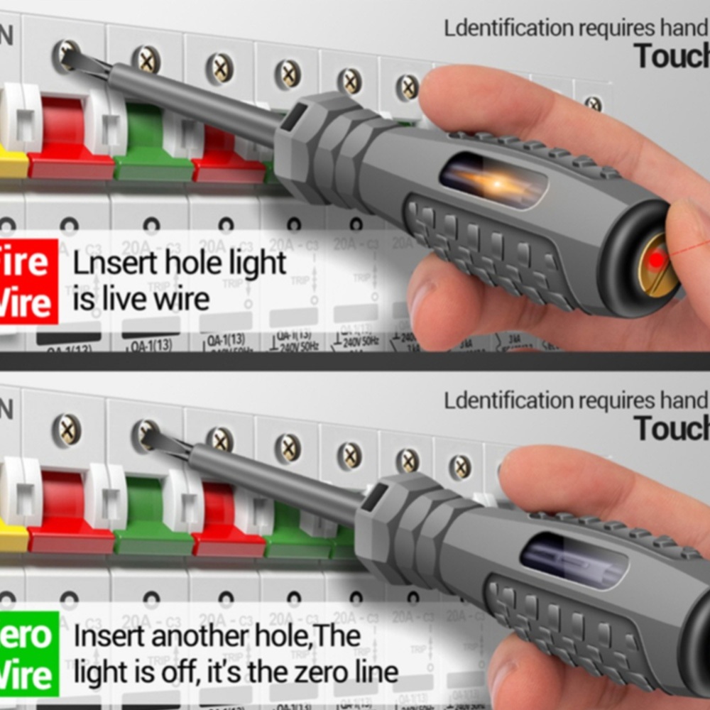 Tester Screwdriver Voltage Tester Light Circuit Tester Digital Display ...