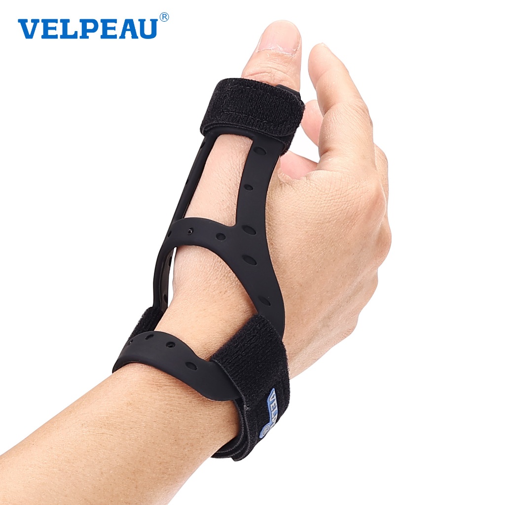 VELPEAU Silicone Thumb Support Brace -Waterproof Semi-rigid Stabilizer ...