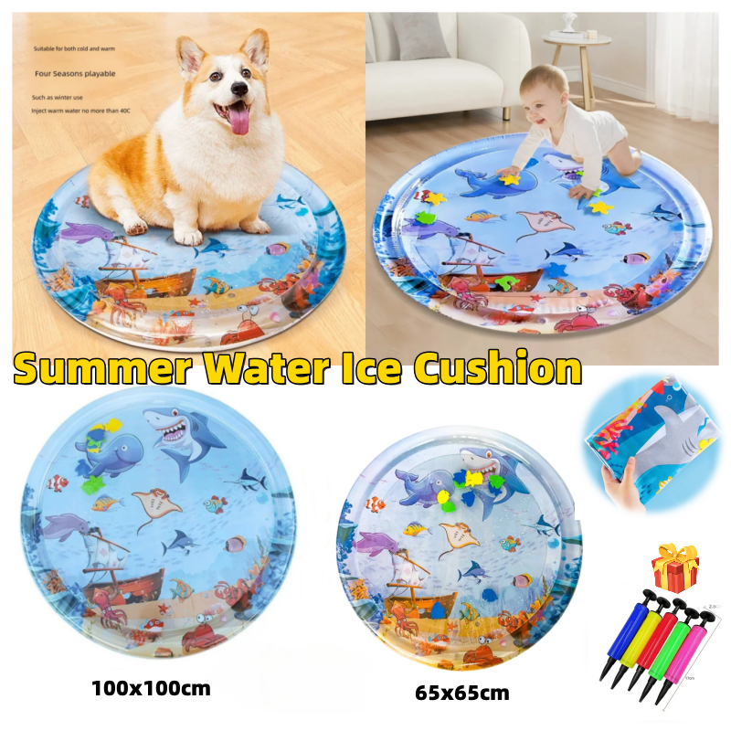 Sensory Water Mat for Cat and Dog Large Size Foldable Pet Cooling Mat ...