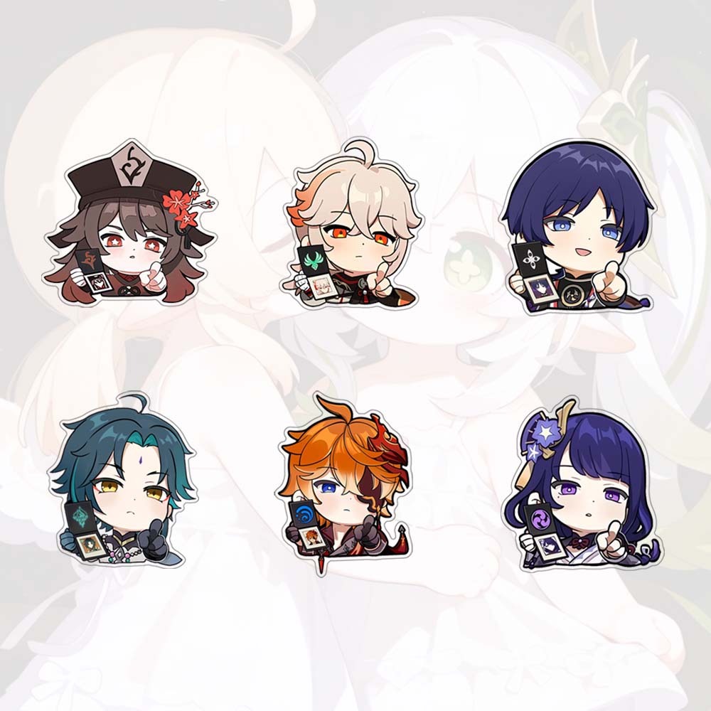 Brooch Game Genshin Impact Cartoon Anime Series Acrylic Creative Lovely ...