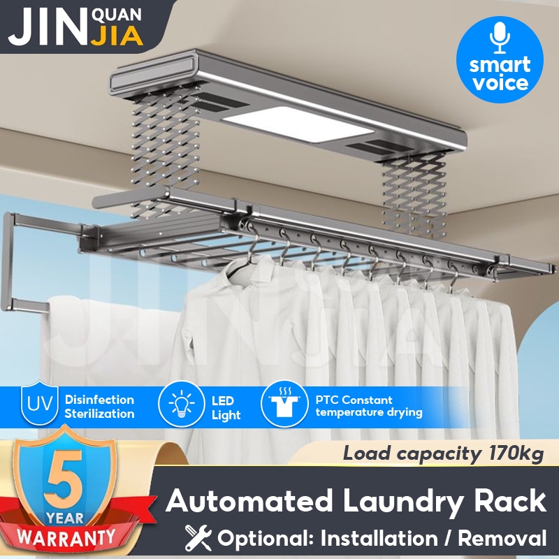 JINQUANJIA Automated Laundry Rack 5 Years Warranty Smart Laundry System ...