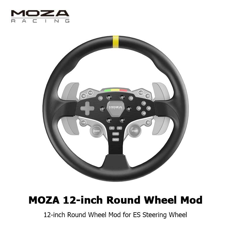 MOZA Racing 12-inch Round Wheel Mod for ES12-inch Round Wheel Mod for ...