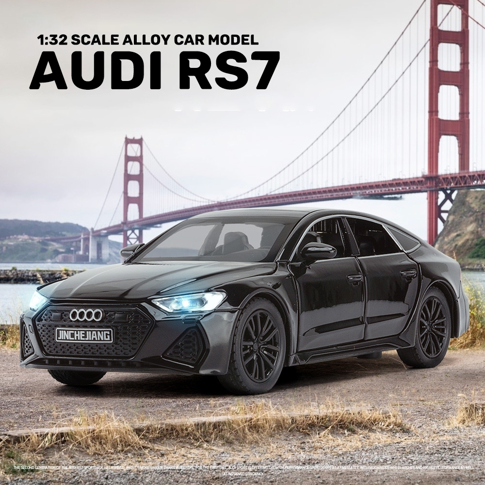 1:32 Scale Audi RS7 Alloy car model die cast Car Sound Light Car ...