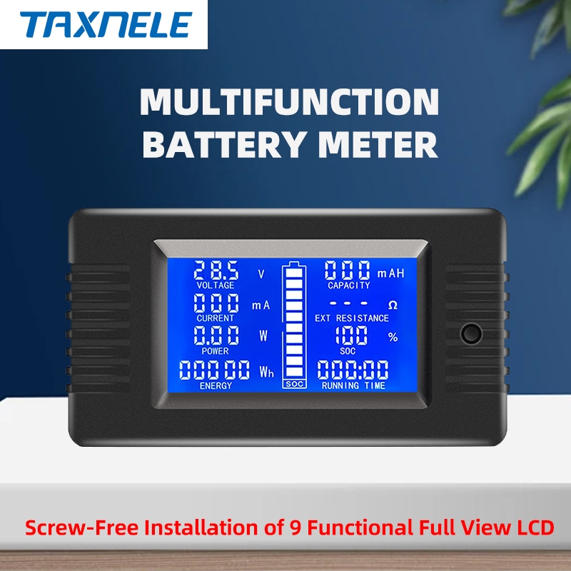 PZEM015 DC 200v Battery Monitor Capacity Tester Ammeter Voltmeter ...