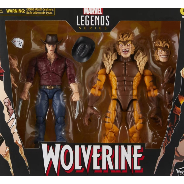 Hasbro Marvel Legends X-Men 50th Anniversary Wolverine Sabretooth Tiger ...