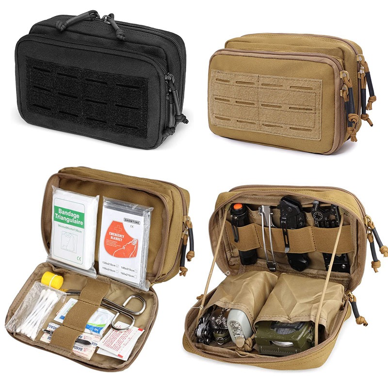 Tactical EDC medical belt waist Bag Outdoor Molle Waist Pouch Admin EDC ...