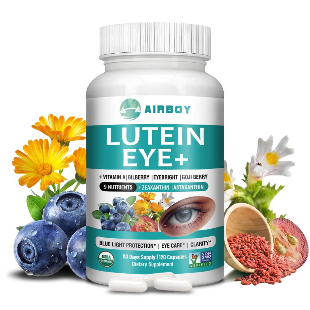 Lutein+ - 9 nutrients + zeaxanthin, astaxanthin - Healthy vision ...