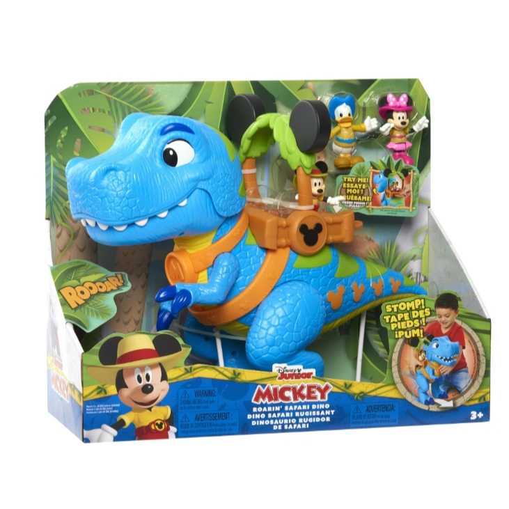 Disney Junior Mickey Mouse Funhouse Roarin' Safari Dino, 4-piece ...