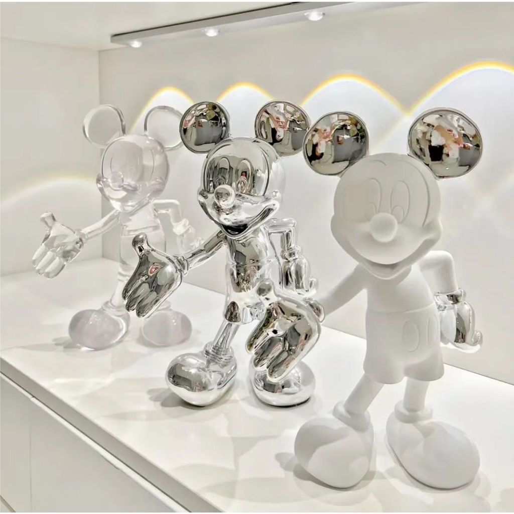 Simple Modern Transparent Mickey Welcome Decoration Living Room TV ...