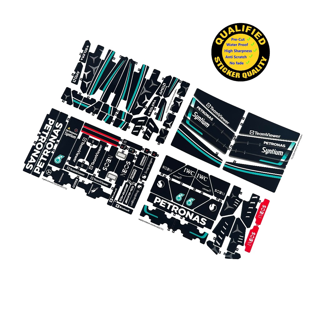 Custom sticker for LEGO 42171 Mercedes-AMG F1 W14 E Performance Racing ...
