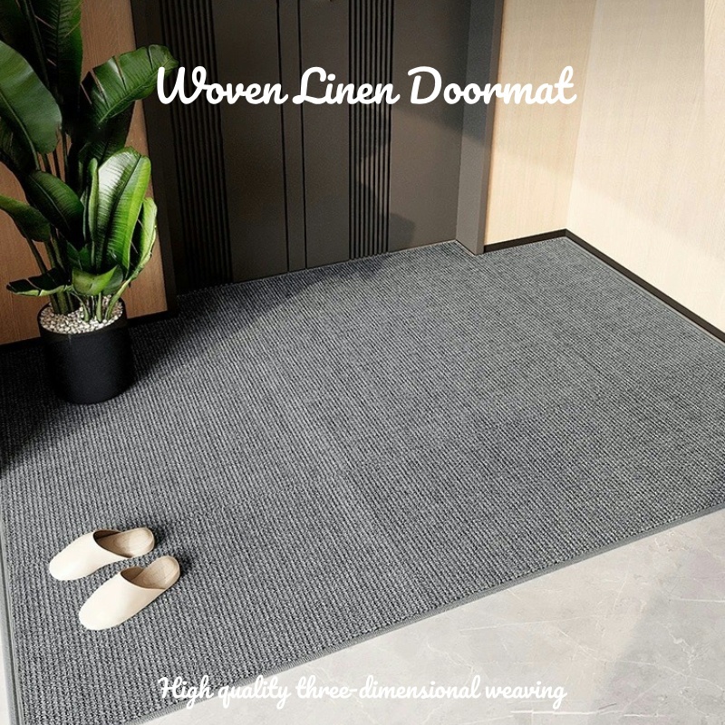 Door mat,Linen material High quality woven door mat,Size 40*60cm-60 ...