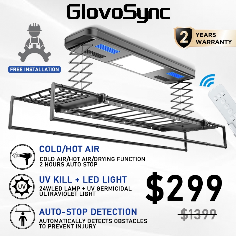 GLOVOSYNC Automated Laundry Rack Smart Laundry System + *standard ...
