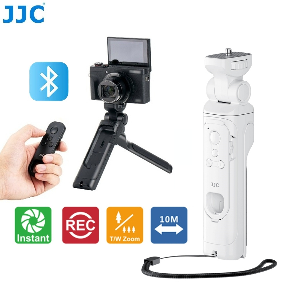JJC Mini Tripod Grip with Bluetooth Wireless Remote Control for Camera ...