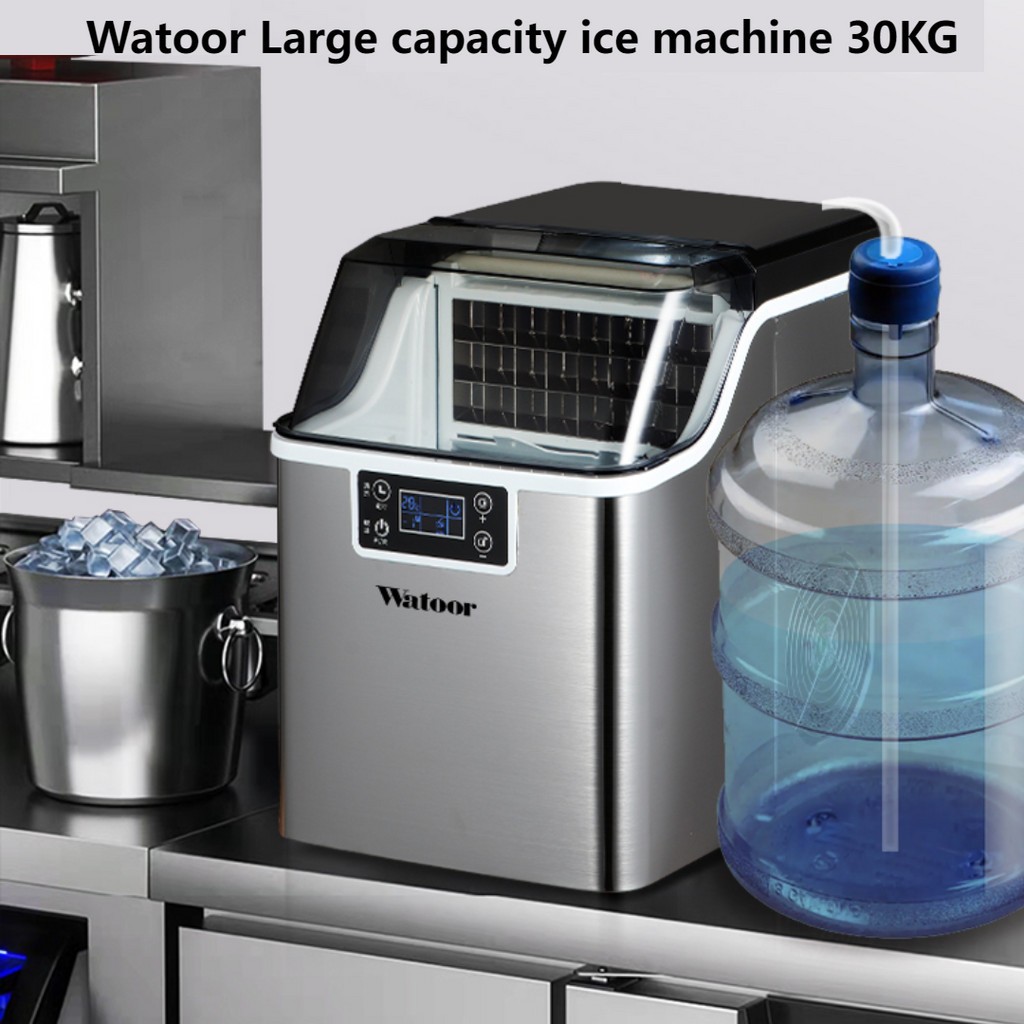 Perfect Watoor Large Capacity Ice Maker 30KG 35KG Square Ice Cubes ...