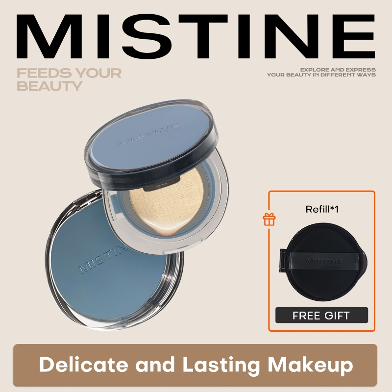 MISTINE Poreless Cushion Long lasting waterproof Oil Control Concealer 24g | Shopee Singapore