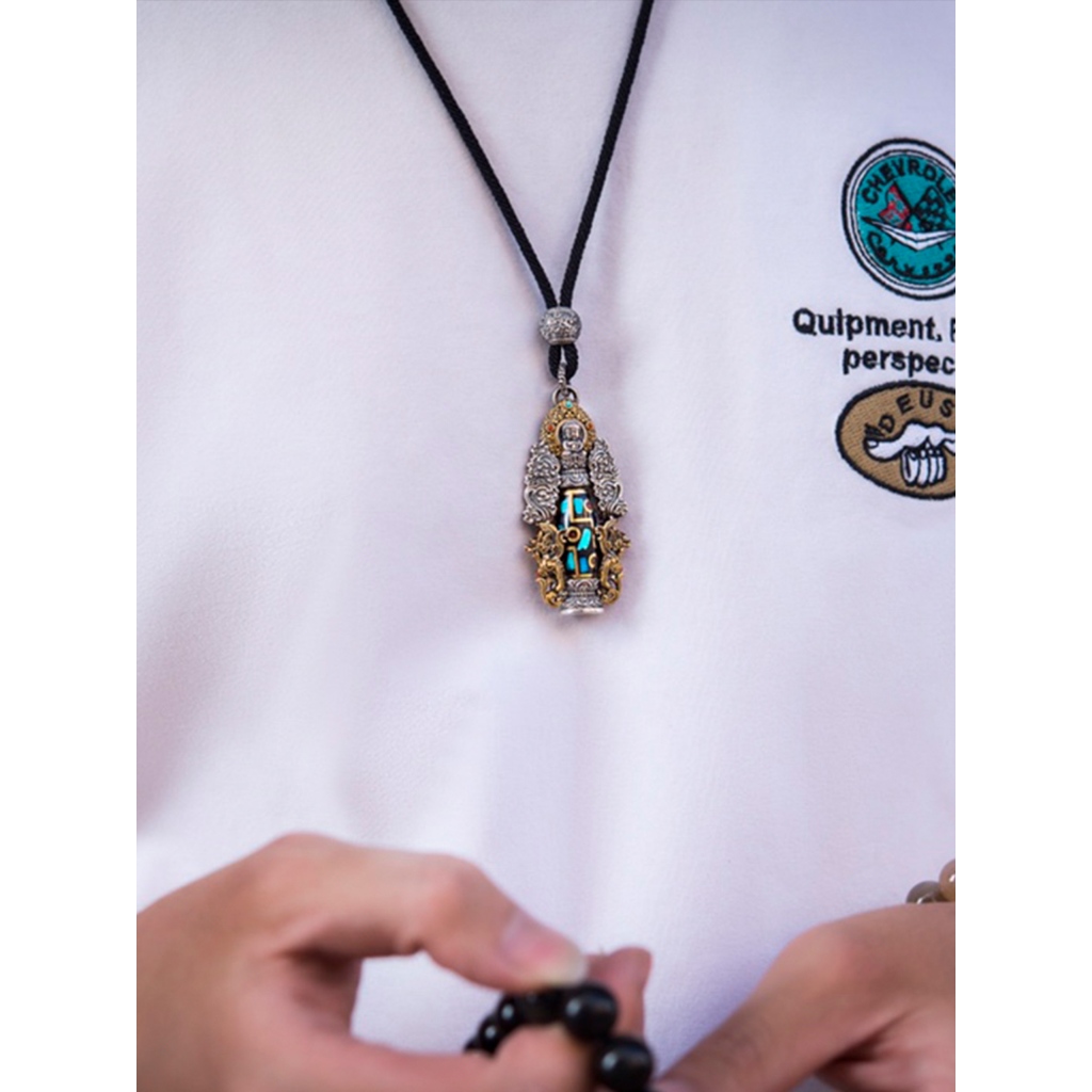 Pobi S925 Silver Original Factory Original Design Nine-Eyed Dzi Bead ...