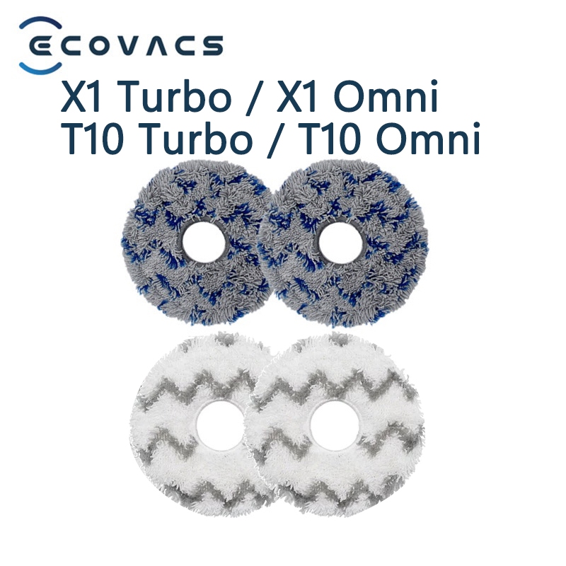 Ecovacs Deebot Accessories-Washable Mopping Pad mop cloth for ECOVACS X1 Omni / X1 Turbo/ T10 ...