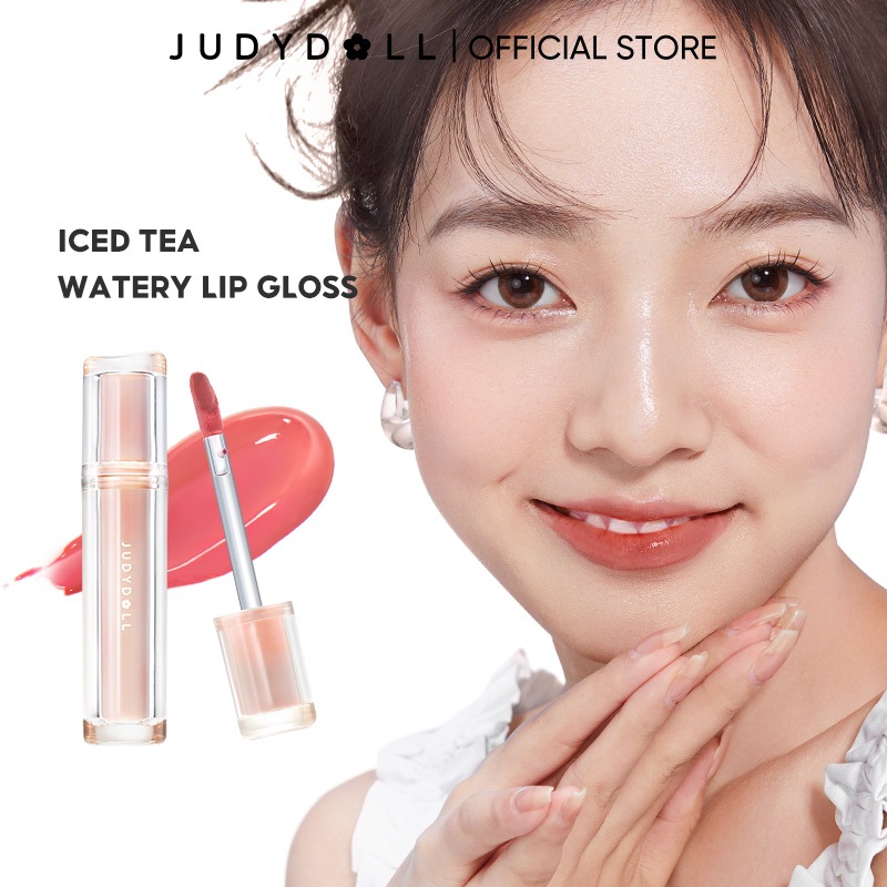 Judydoll 橘朵 Iced Tea Watery Lip Gloss Lipstick Mirror Moisturizing Balm ...