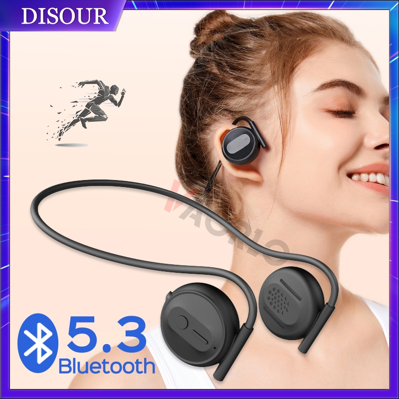 DISOUR Bluetooth 5.3 Wireless Open Ear Headphone OWS Air Conduction ...