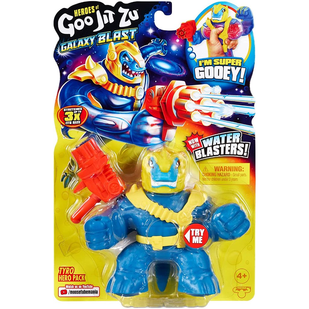 Heroes of Goo Jit Zu Galaxy Blast Hero Pack - Super Gooey Tyro with an ...